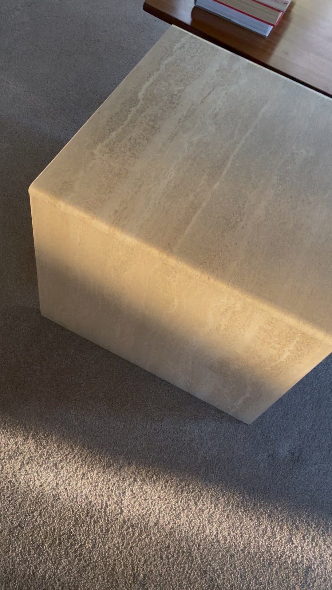 Travertine Table – Plenty Preloved Goods